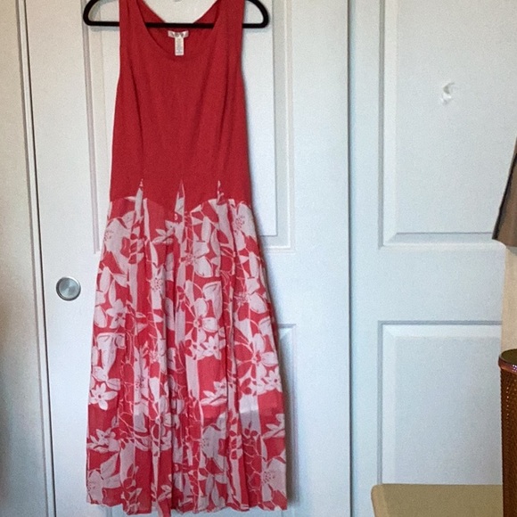 Vasana | Dresses | Vasna Coral And White Floral Dress S Nwt | Poshmark
